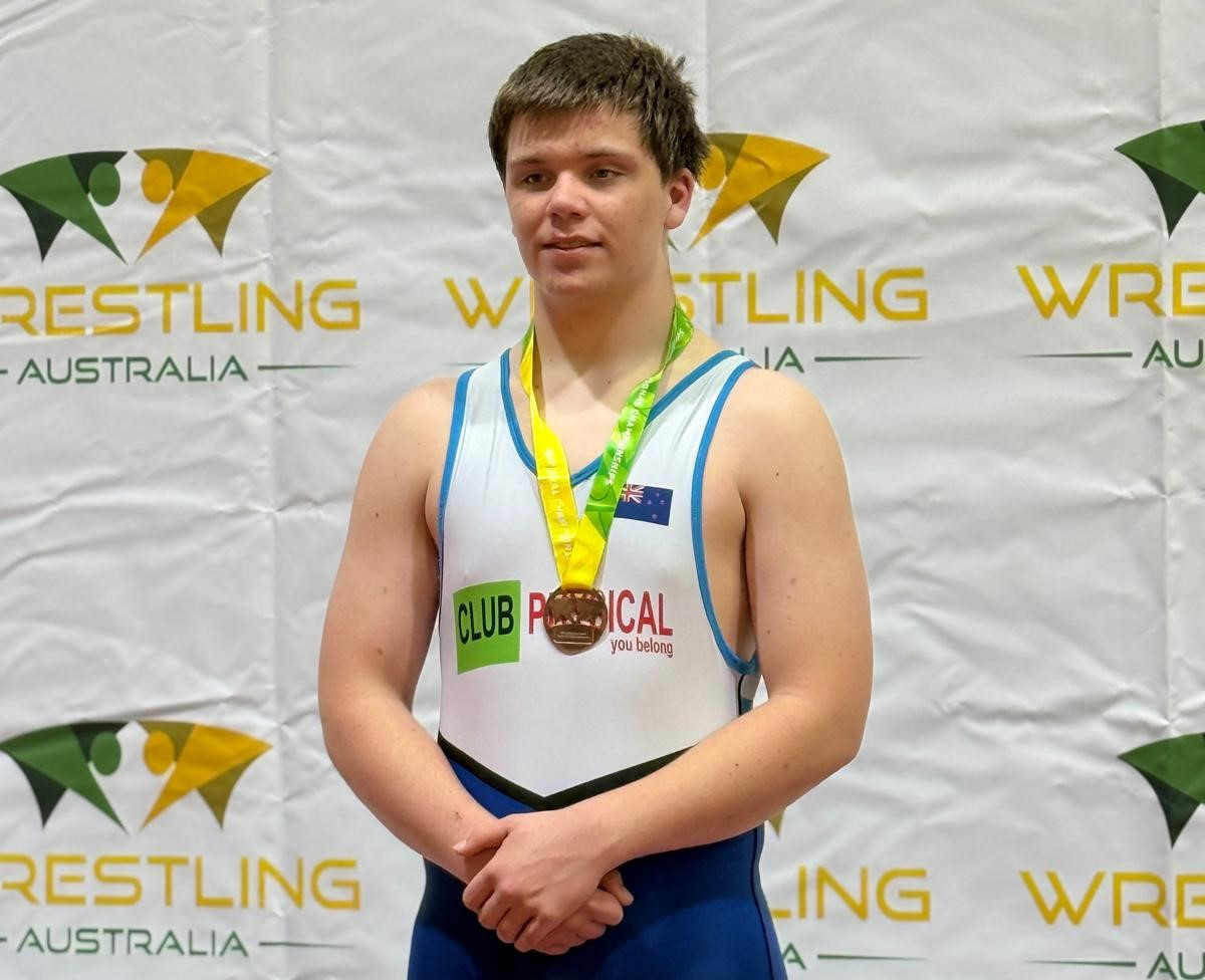 Connor Steel brings home medal from Australian Wrestling championships